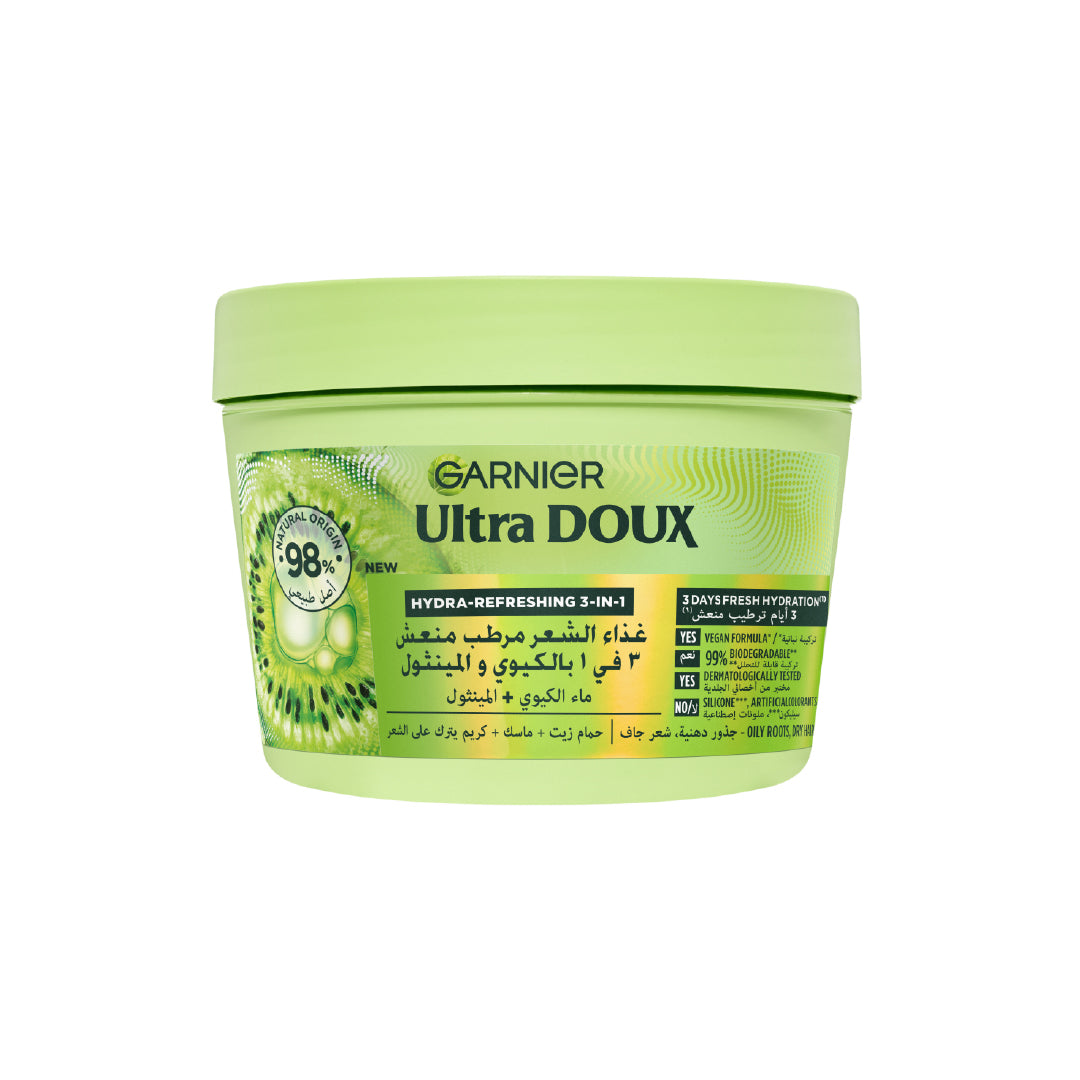 Ultra Doux Hair Food Kiwi Hydrating Hair Mask for Oily Roots & Dry Hai ...