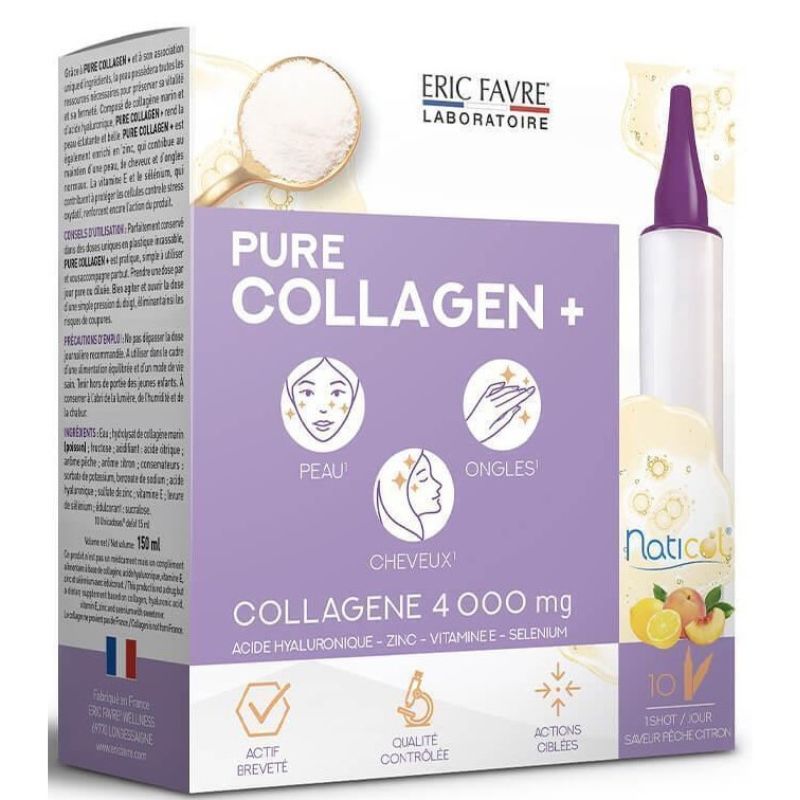 Eric Favre Pure Collagen + Skin, nails & Hair 10 shot | MazenOnline